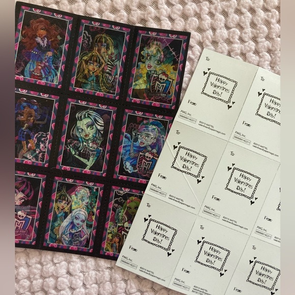 monster high | Other | Vintage Monster High Valentines | Poshmark